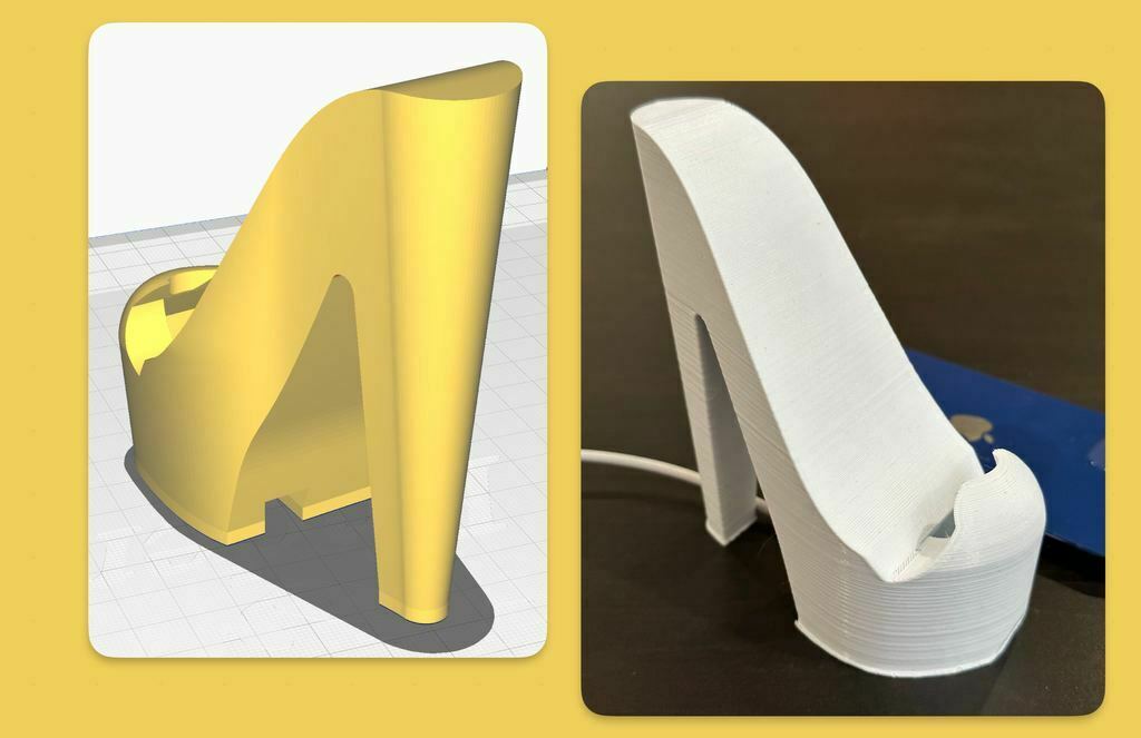 👟 High heel shoe phone charging stand・Free STL File for ・Cults