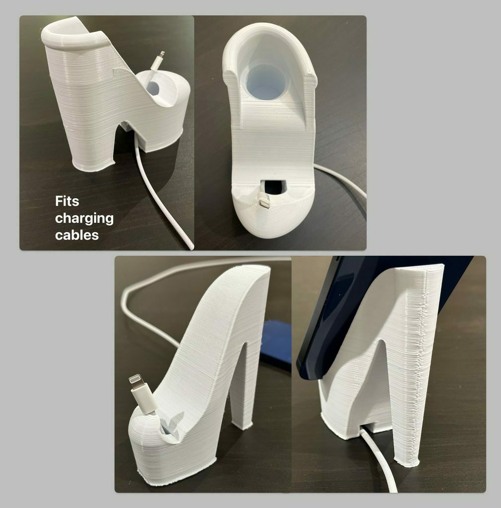 👟 Shoe phone charging stand / holder・Free 3D File for ・Cults