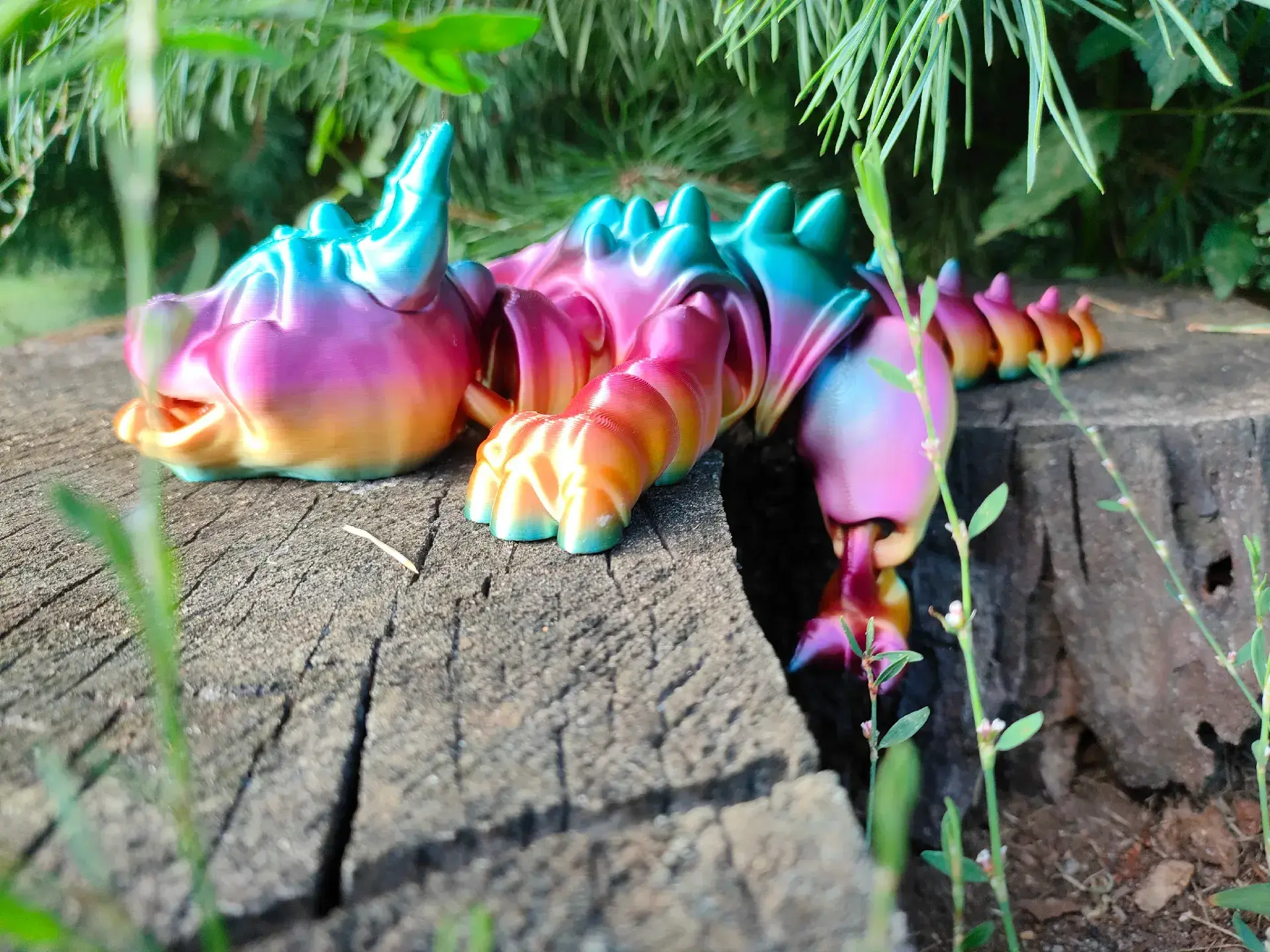 🐉 ARTICULATED Cute Dragon!!!・Free 3MF File for 3D printing・Cults