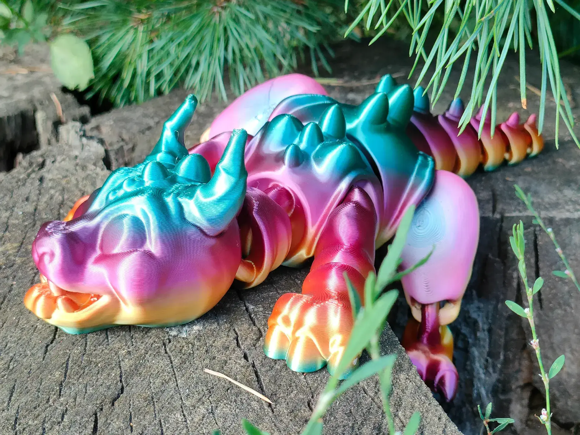 🐉 ARTICULATED Cute Dragon!!!・Free 3MF File for 3D printing・Cults