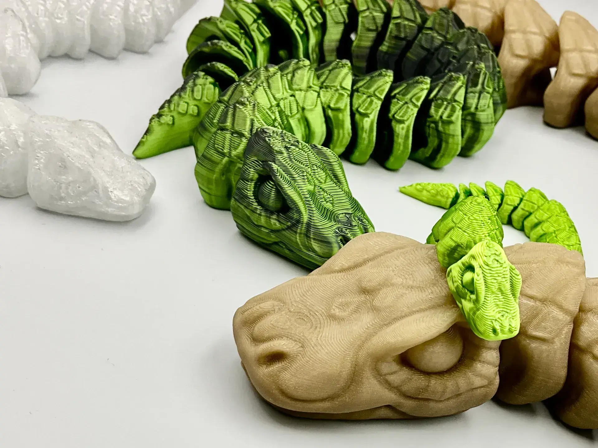 🐍 Articulated Snake!!! Print in Place, No Supports ;)・Free STL File for ...