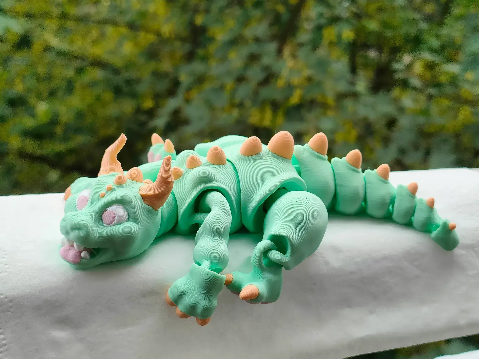 🐉 ARTICULATED Cute Dragon!!!・Free 3MF File for 3D printing・Cults