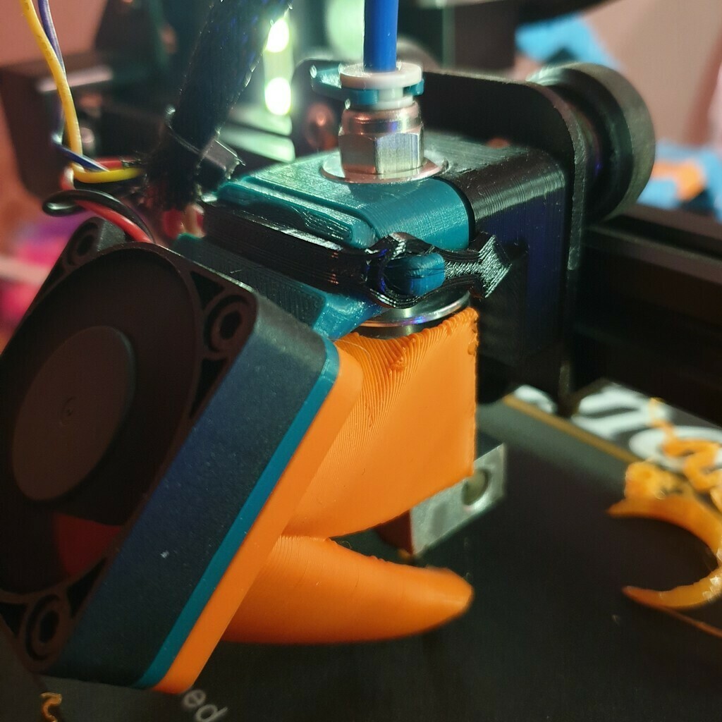 Free 3D file Quick swap E3D mount and Fan Duct for Ender 3 🧞‍♂️ ・3D ...