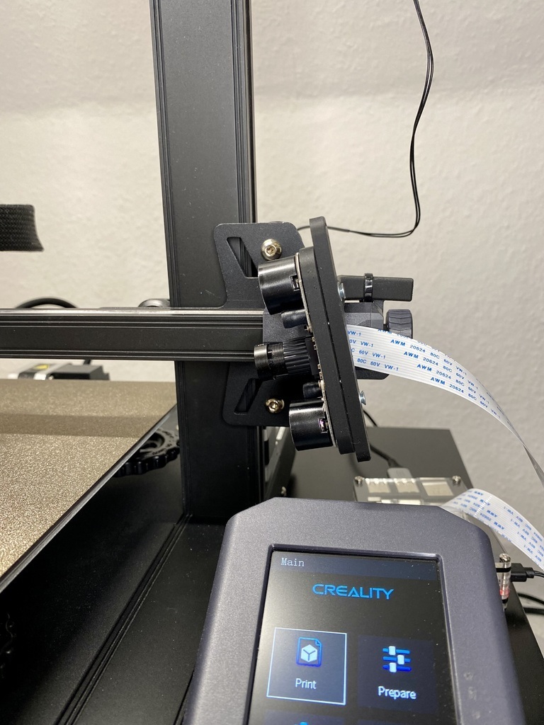 🧞‍♂️ Creality Ender 3 S1 webcam holder・Free STL File for ・Cults