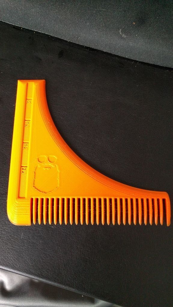 3D printable An Open Source Beard Comb Tool・Cults