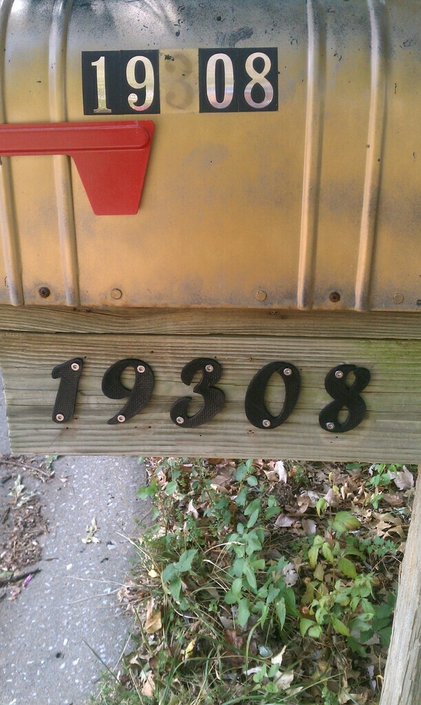 🔢 House/Mailbox numbers・Free 3D File for ・Cults