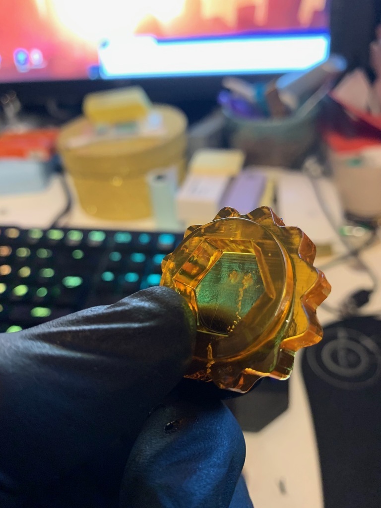 🧞‍♂️ Elegoo Mars replacement flatcap platform knob・Free 3D File for ・Cults