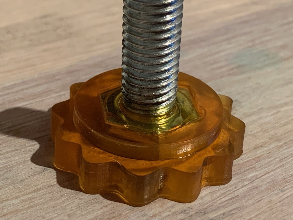 🧞‍♂️ Elegoo Mars replacement flatcap platform knob・Free 3D File for ・Cults