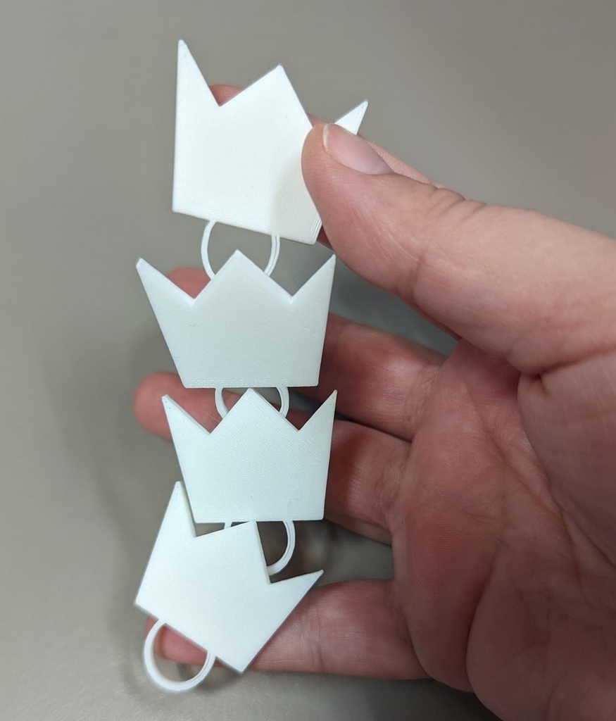 🥰 Kingdom Hearts 1 Sora crown chain・Free 3D File for ・Cults