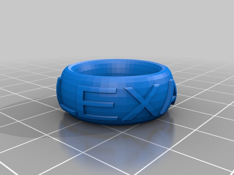 Free 3D file LEXA 2 My Customized Text Ring/Bracelet/Crown Thing 👗 ・3D ...