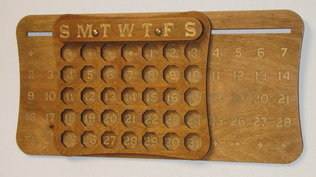 Free 3D file Perpetual Calendar 📅・Object to download and to 3D print・Cults