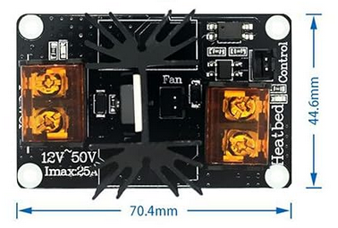 Free 3D file 25A MOS Tube Heat Bed Power Module 🛏️ ・3D printer model to ...