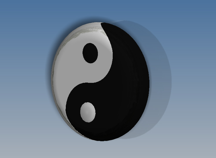 Free 3D file 3D rounded Ying and Yang symbol ☯️ ・3D print object to ...