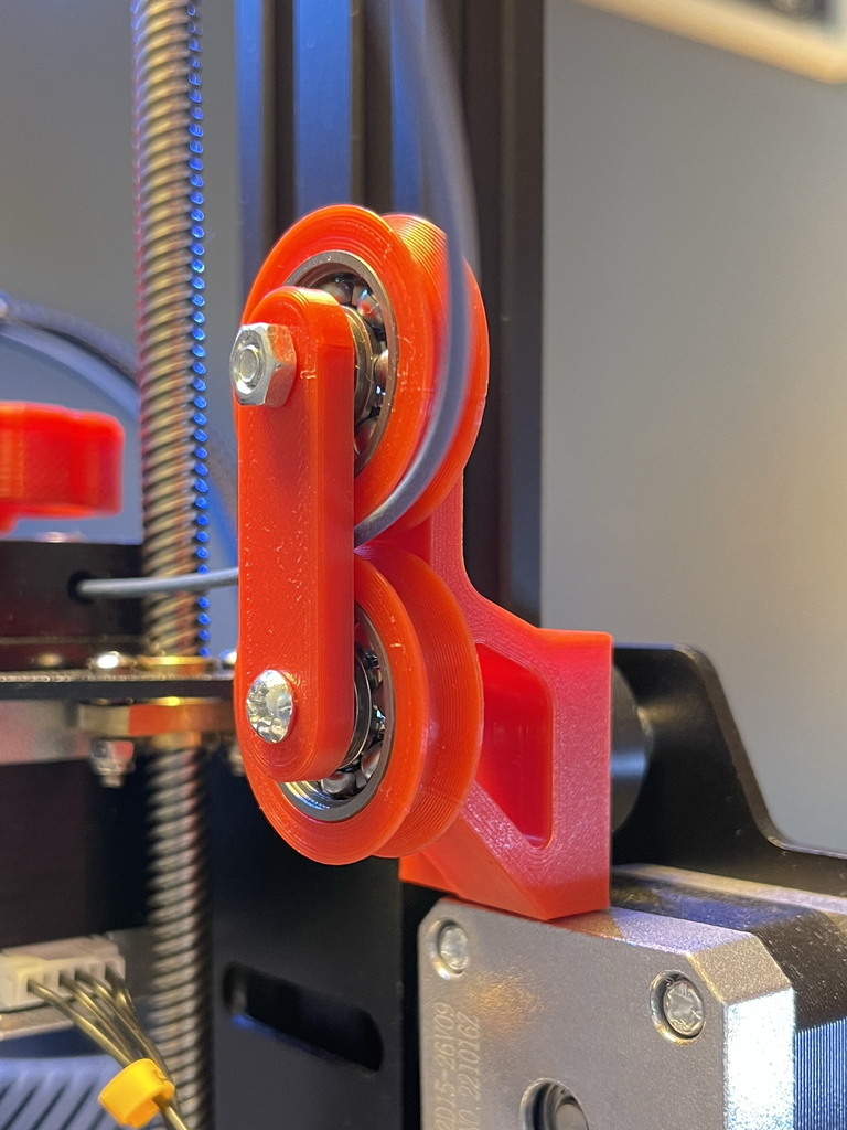 🪢 Dual Roller Filament Guide - Ender 3・Free 3D File for ・Cults