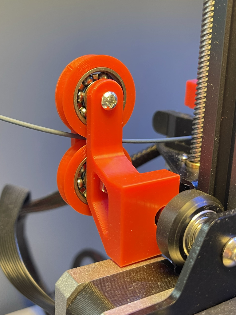 🪢 Dual Roller Filament Guide - Ender 3・Archivo 3D Gratis para ・Cults