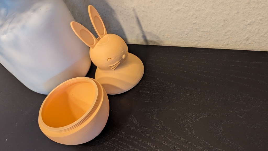 Free 3D file cute bunny container 📦 ・3D print design to download・Cults