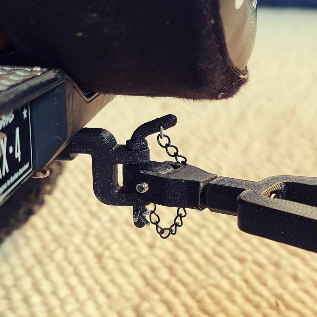 🚐 1/10 Scale Tow hitch・Free STL File for 3D printing・Cults