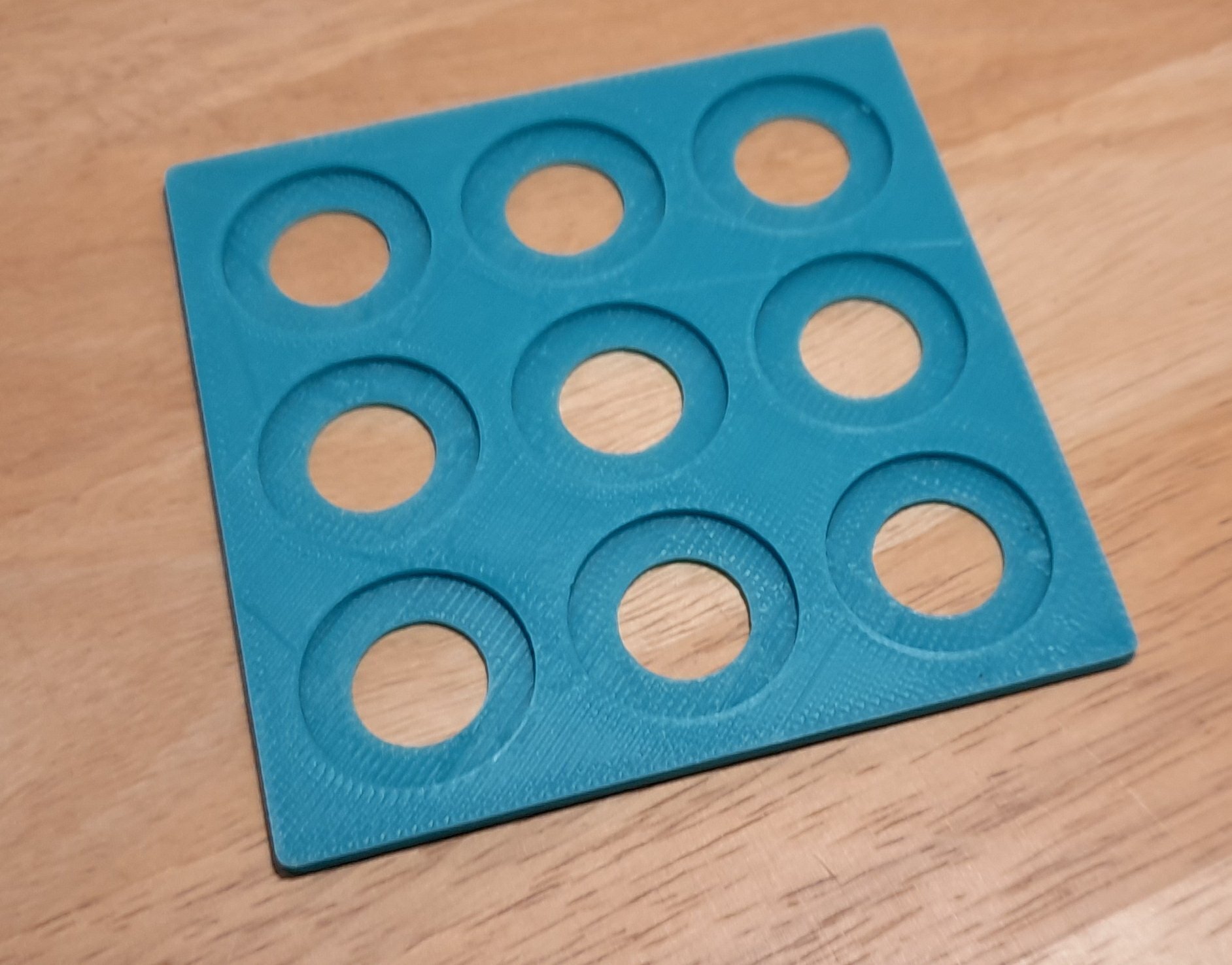 Impressão 3D 2 euro coin display board・Cults