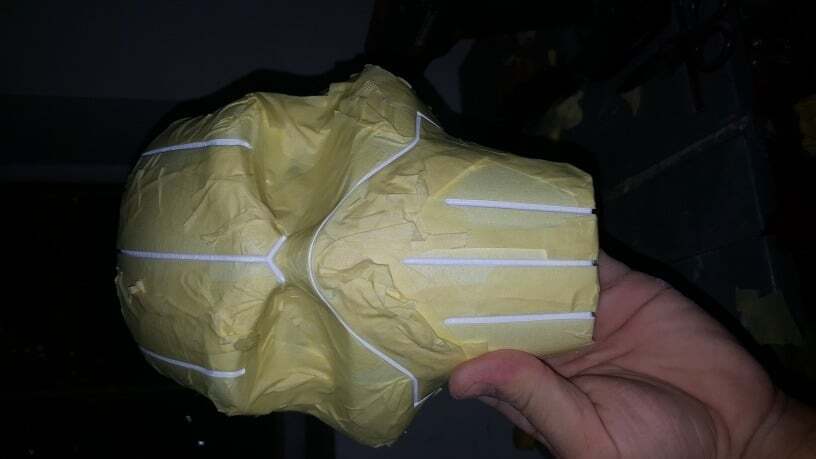 3D printed Taskmaster Udon Mask・Cults