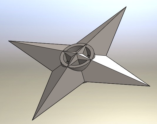 Free 3D file Shurikens (Throwing Stars) 🌃 ・3D print design to download・Cults