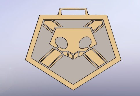 📛 Substitute Shinigami Badge Keychain・Free 3D File for ・Cults
