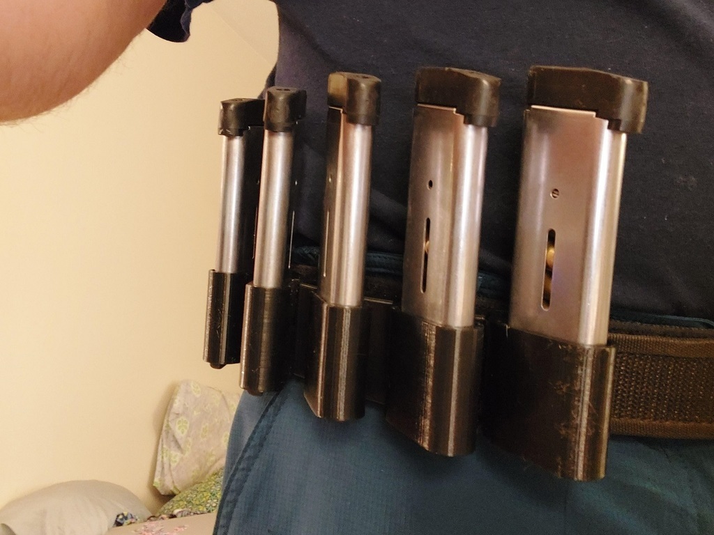 🧲 1911 USPSA Single Stack Magnetic Magazine Holders (Mag Pouch)・ STL ...