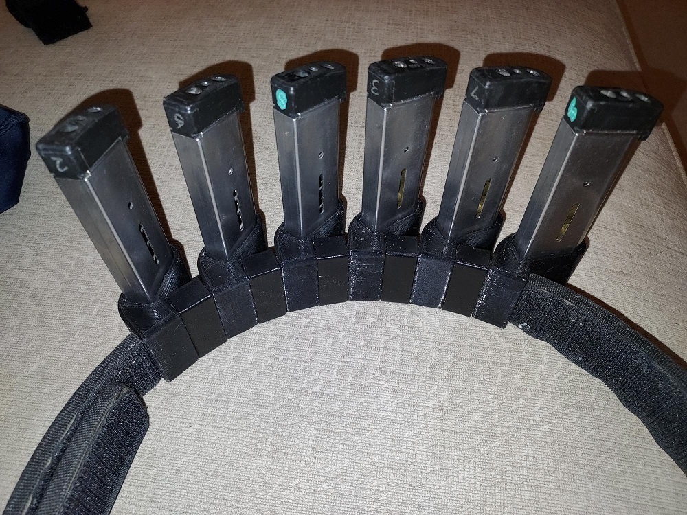 🧲 1911 USPSA Single Stack Magnetic Magazine Holders (Mag Pouch)・ STL File for ・Cults