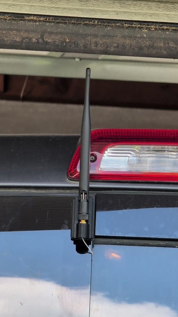 🚗 Toyota Tundra Truck rear window antenna mount - SMA connector.・Free ...