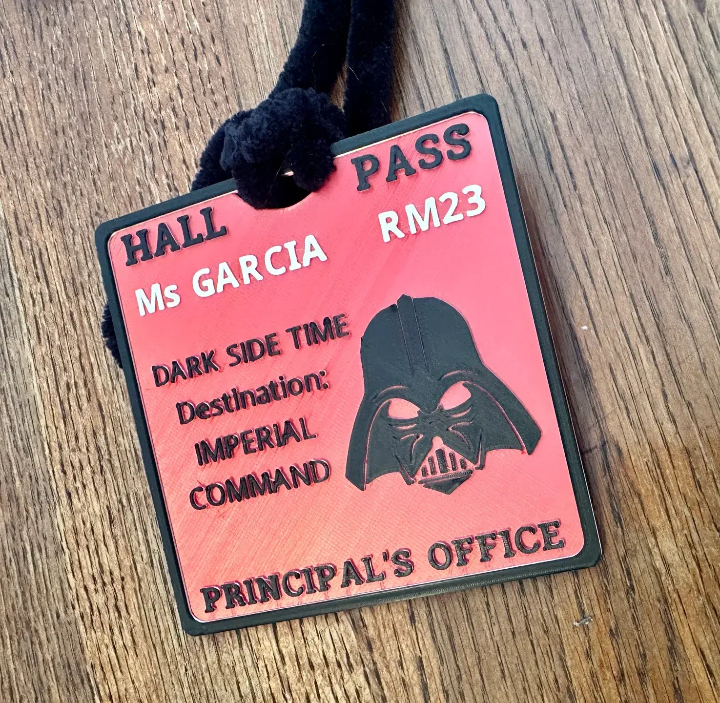 Free 3d File Hall Pass Star Wars Themed Multi Color Noams ⭐ ・design