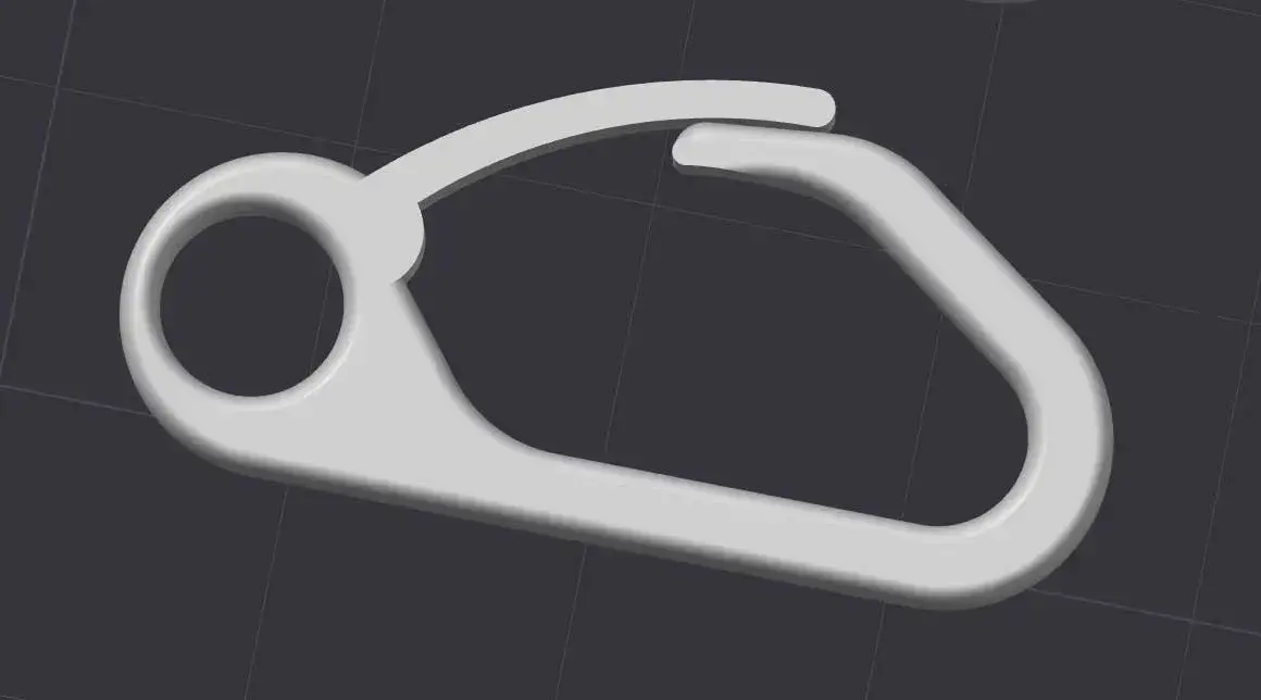 🗝️ Simple clip for keychain etc.・Free 3D File for ・Cults