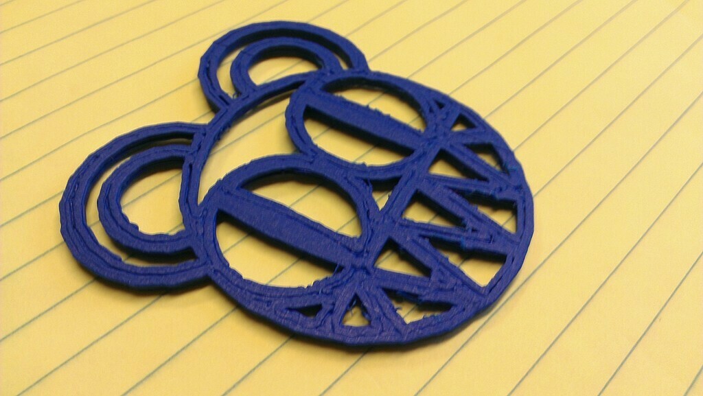 Free 3D file Radiohead - Modified Bear Logo 🐻 ・3D printable object to ...