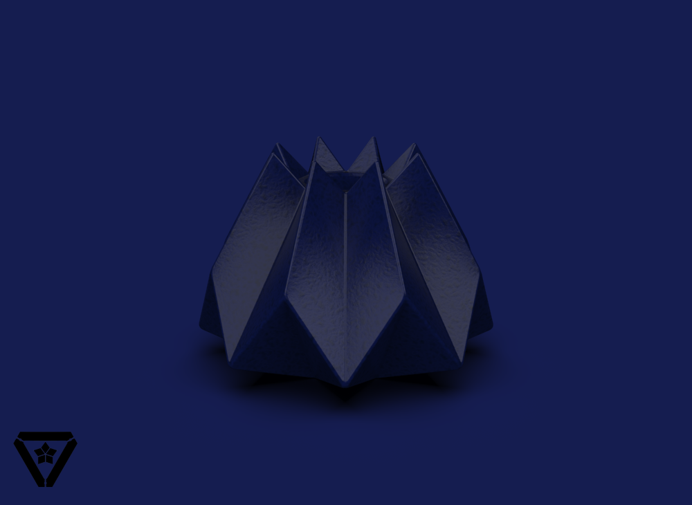 STL file 95. Facet Origami Geometric Planter Pot - V30 - Amy (Inches) 🪴 ...