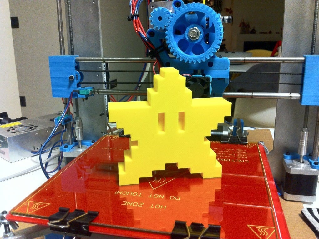 3D print Pixel tree topper star・Cults