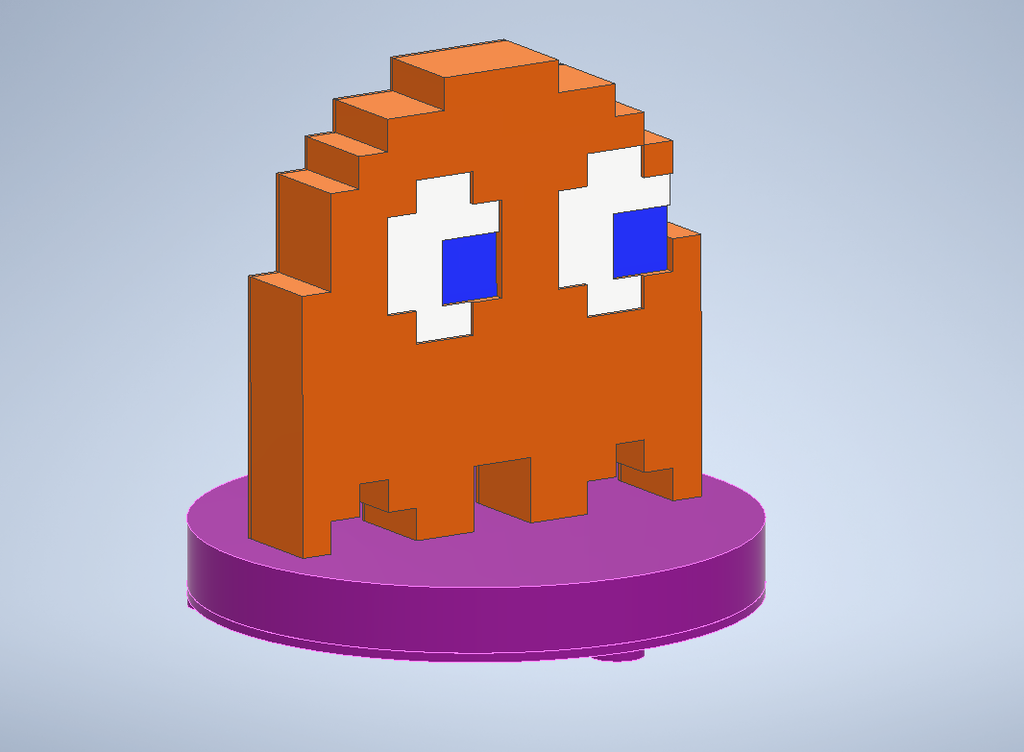 👻 Pac-man Ghost for 4x AAA bateries・Free 3D File for ・Cults