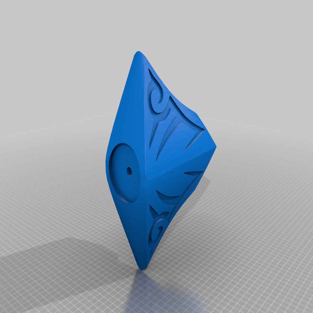 🗡️ Metin2 red iron sword RIB・Free 3D File for ・Cults