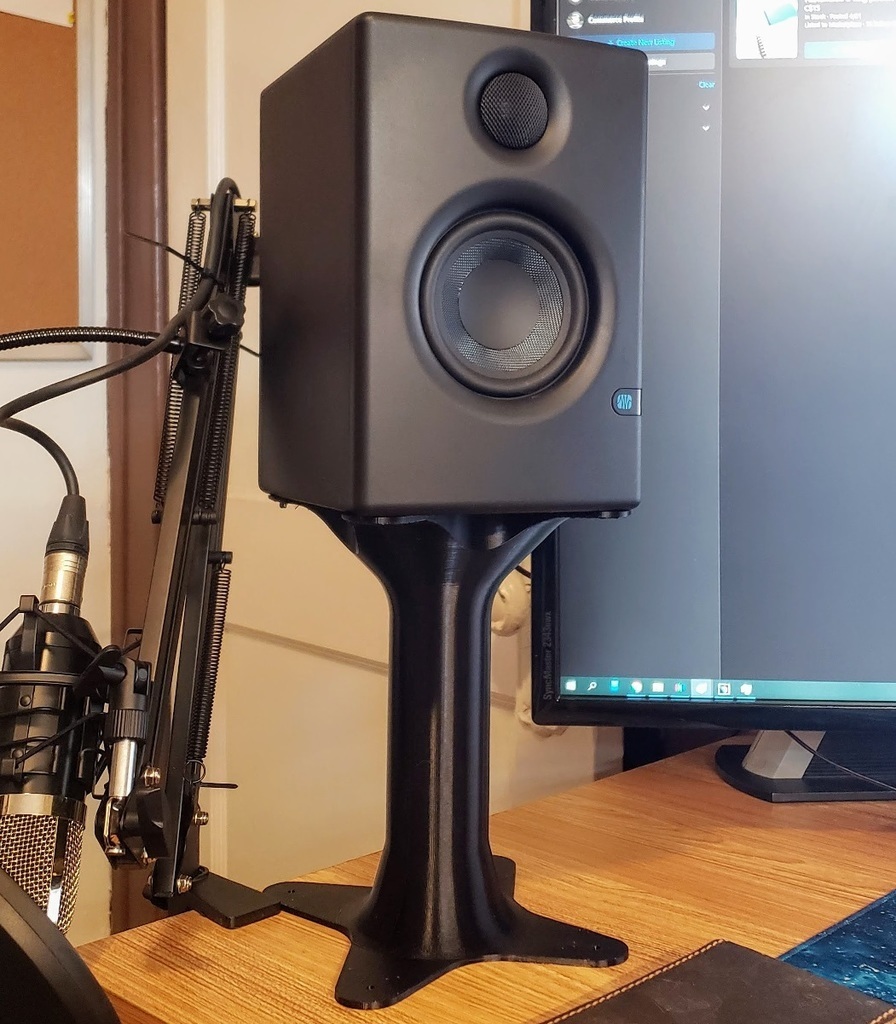 🔉 Speaker stand for 3.5" studio monitors・Free 3D File for ・Cults