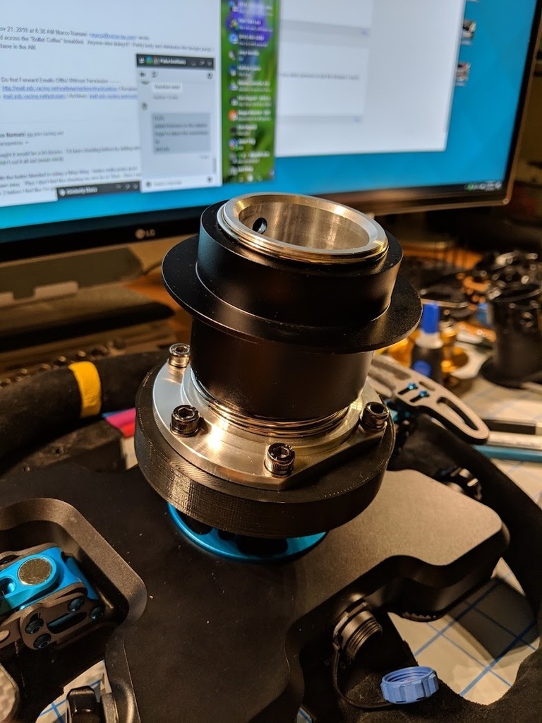 Free 3D file Fanatec Quick Release to 3x50.8 steering wheel adapter 🛞 ...