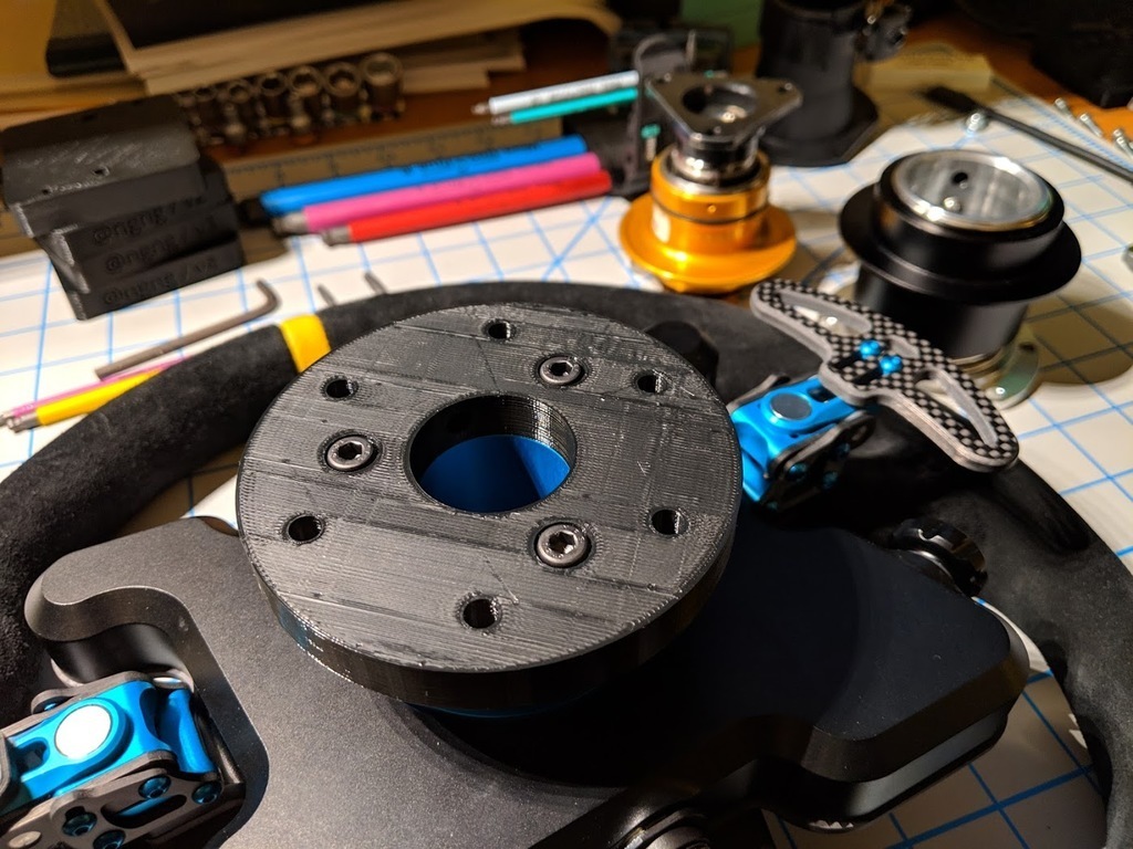 Free 3D file Fanatec Quick Release to 3x50.8 steering wheel adapter 🛞 ...