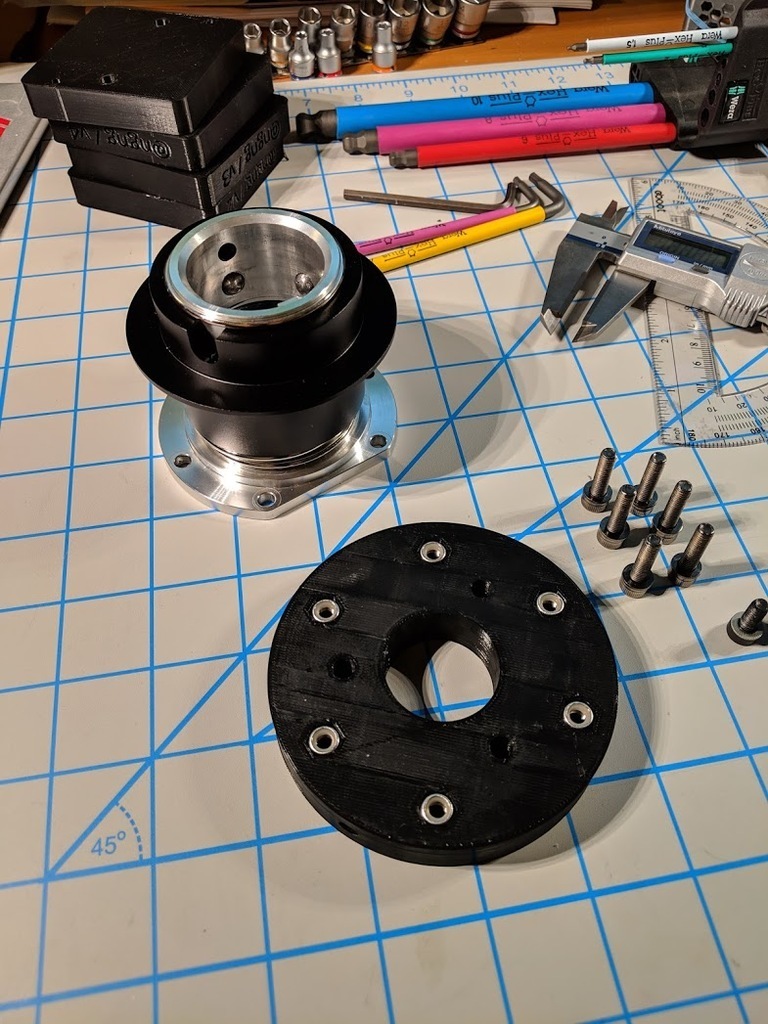 Free 3D file Fanatec Quick Release to 3x50.8 steering wheel adapter 🛞 ...