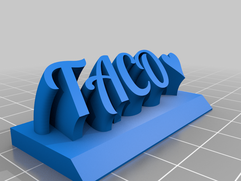 Free 3D file TACO_30degree 🏢 ・3D printing idea to download・Cults