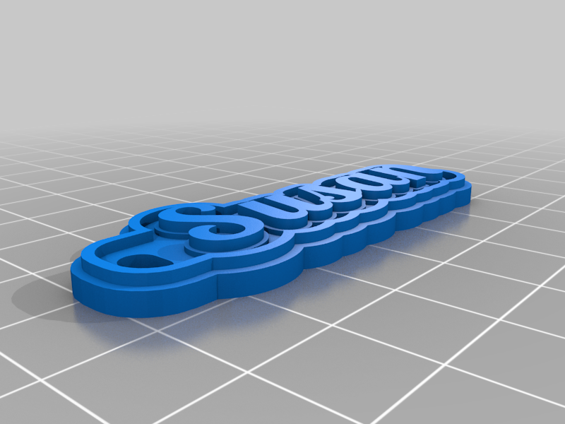 🗝️ Susan Tag or Keychain・Free 3D File for ・Cults