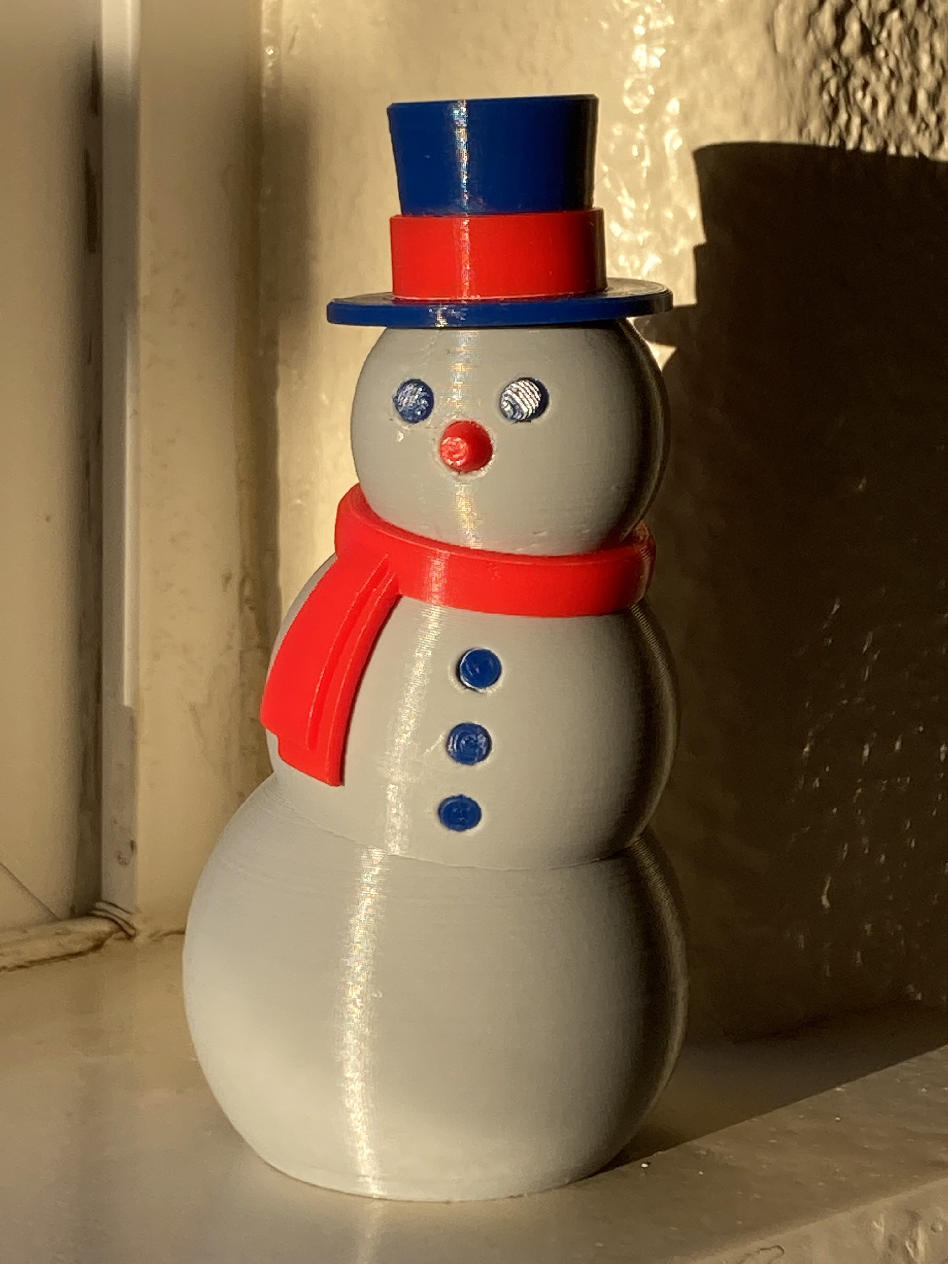 3D printing Articulated Snowman Fidget・Cults