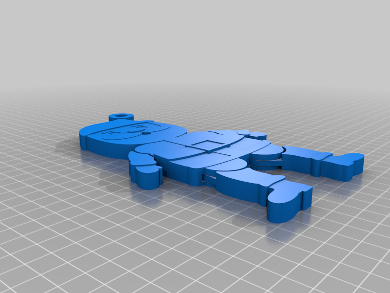 🎨 Full Color Santa Christmas Ornament・Free 3D File for ・Cults