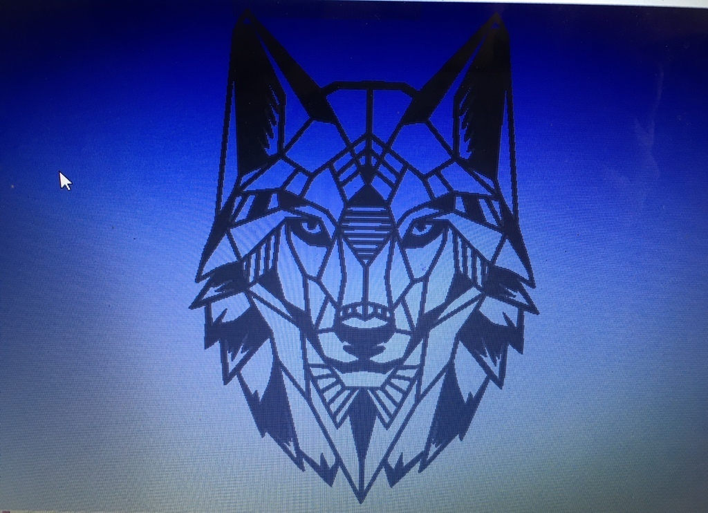Free STL file 2D Wolf 🐺 ・3D printing design to download・Cults