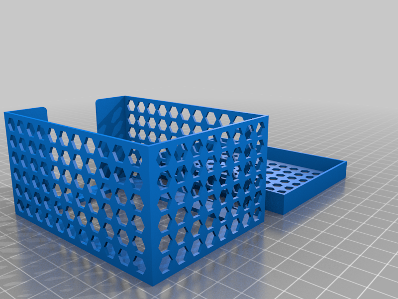 📦 Card storage box for 63.55 x 88 sleeved cards with cover・Free 3D File ...