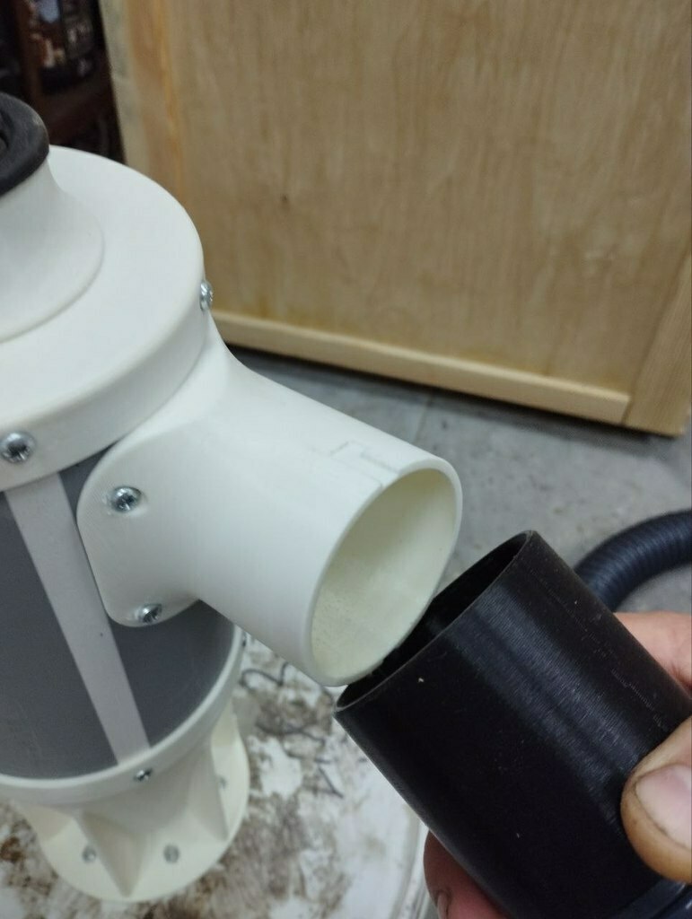 🌀 Cyclone dust collector V2・Free 3D File for ・Cults