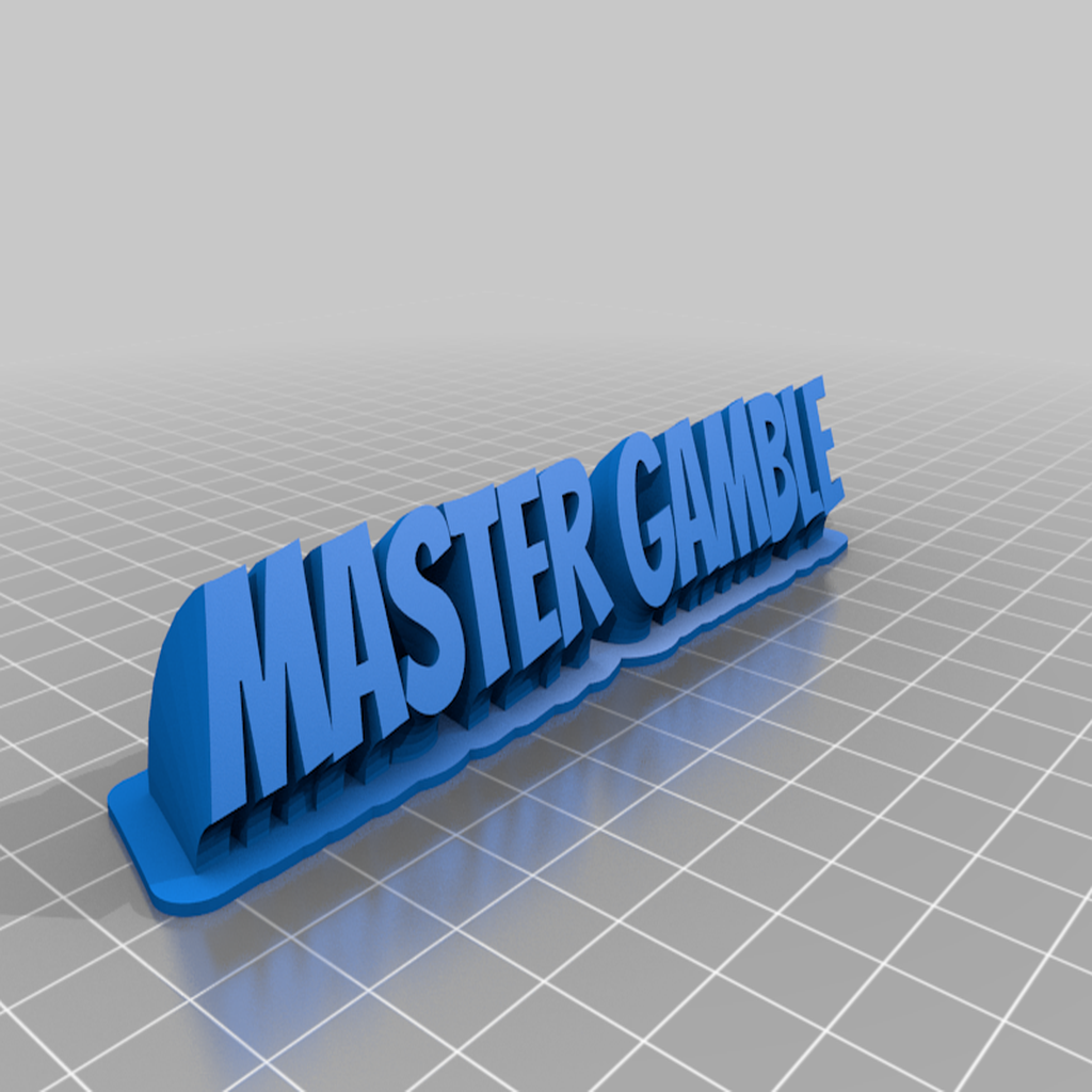 Free 3D file Gamble 🏢 ・3D printing template to download・Cults