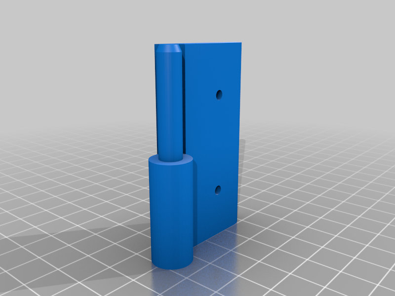 Free 3D file HINGE ROBUSTA 2 PIEZAS REVERSIBLE - STRONG HINGE 2 PIECES ...