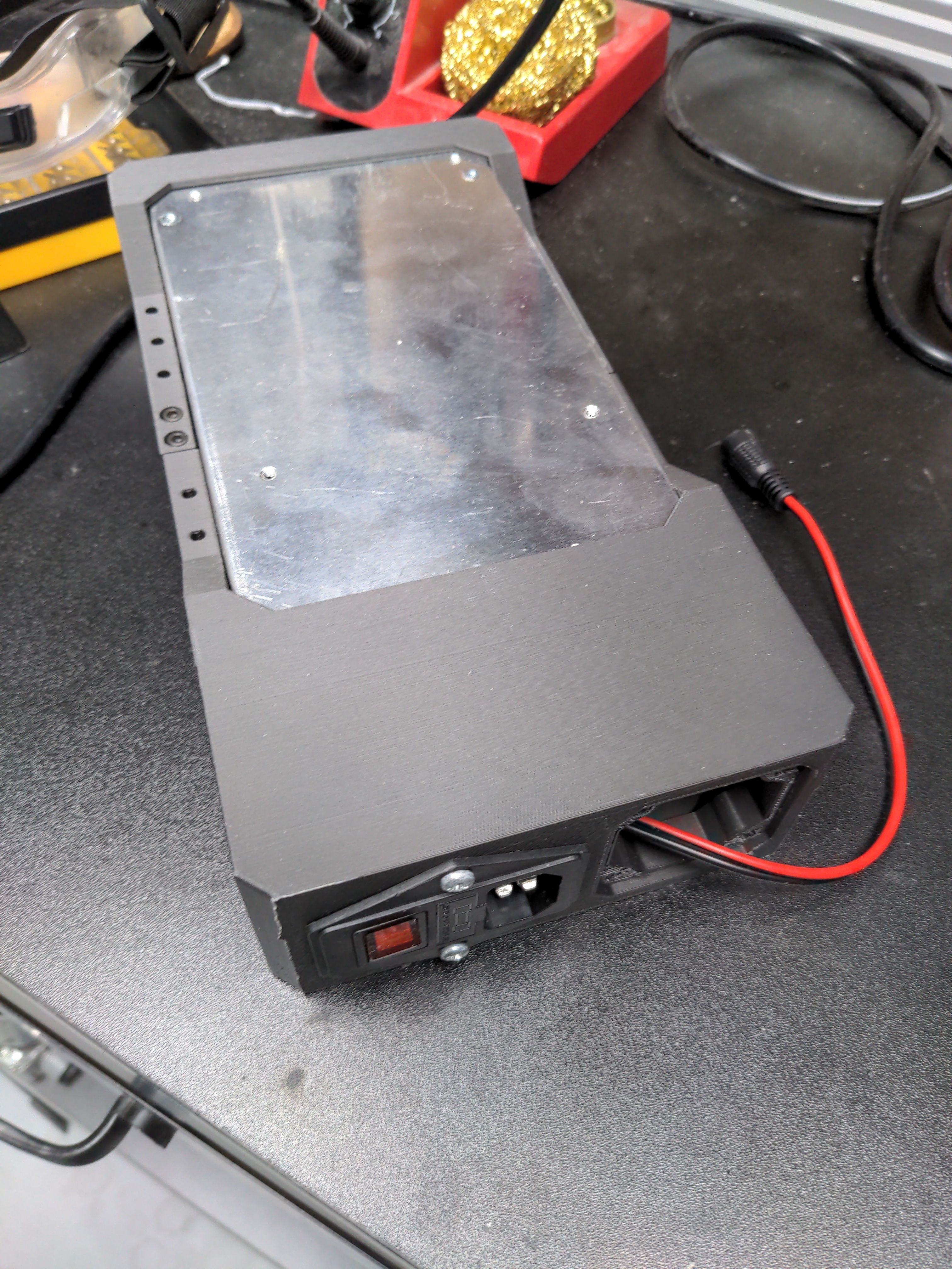 3D printable Modular power supply PSU cover,with addons, xt60 ,dc 12v ...