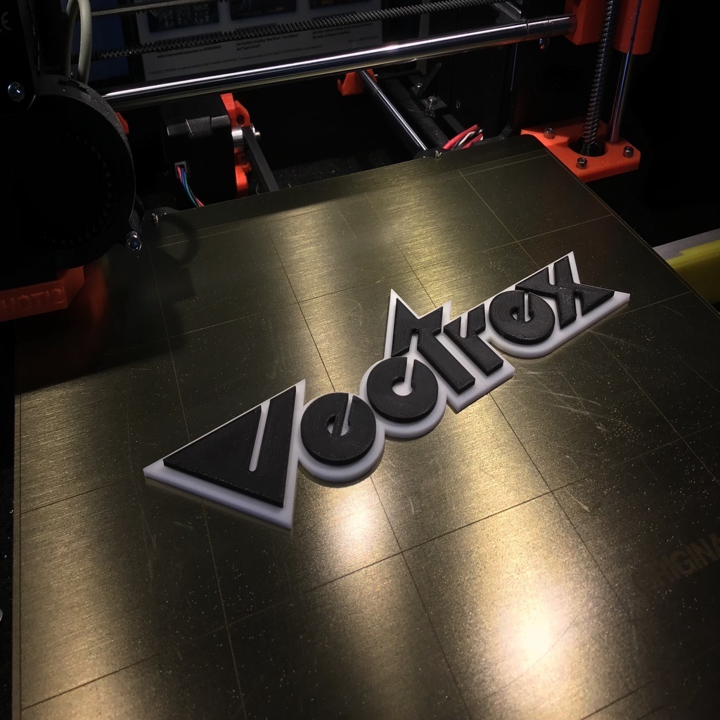 🎮 Logo Vectrex・Free 3D File for ・Cults